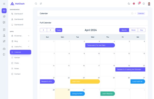 Matdash - Vue3 Typescript based Admin Dashboard Template Matdash - Vue3 Typescript based Admin Dashboard Template